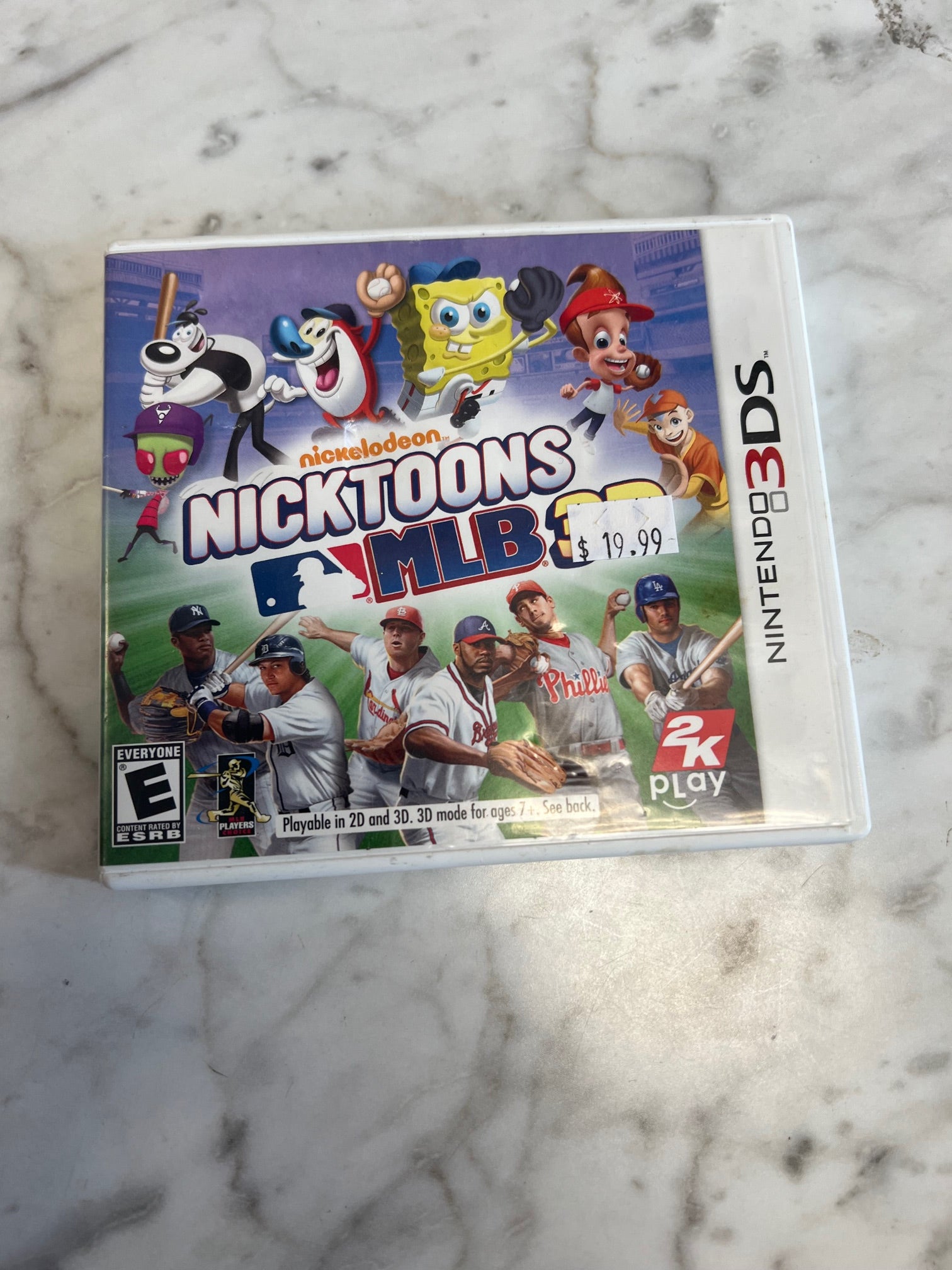 Nicktoons MLB 3D Nintendo 3DS Case and Manual ONLY CO42125 – Core Gaming