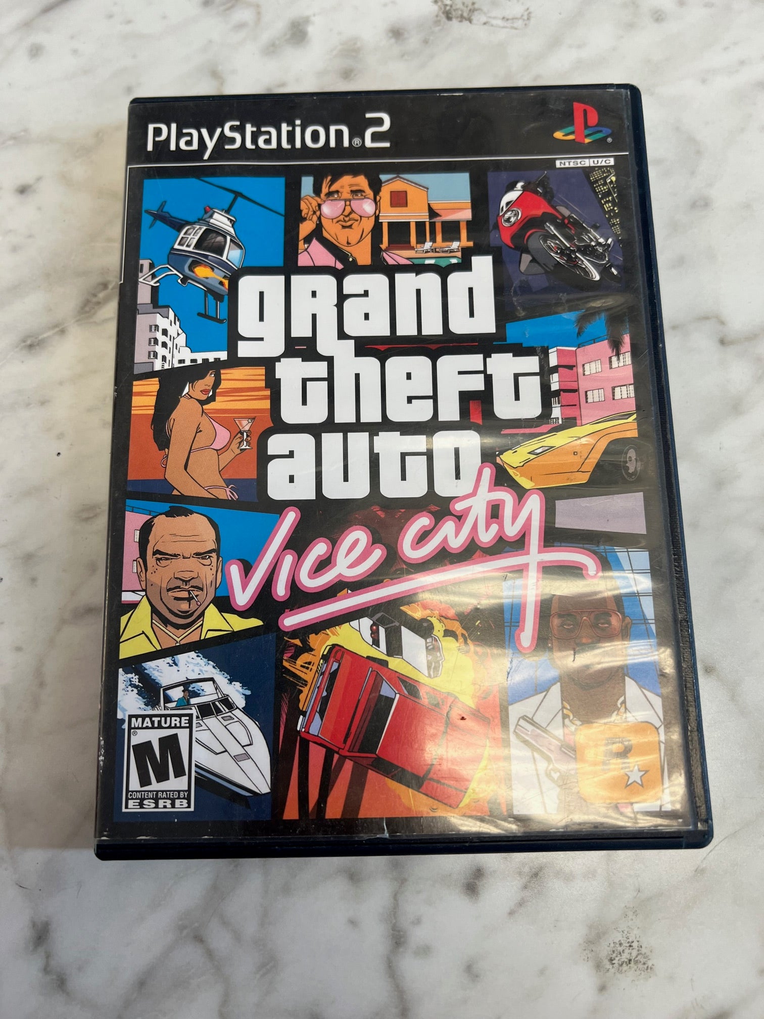 Grand Theft Auto Vice CIty PS2 Playstation 2 Case and Manual ONLY NO G ...