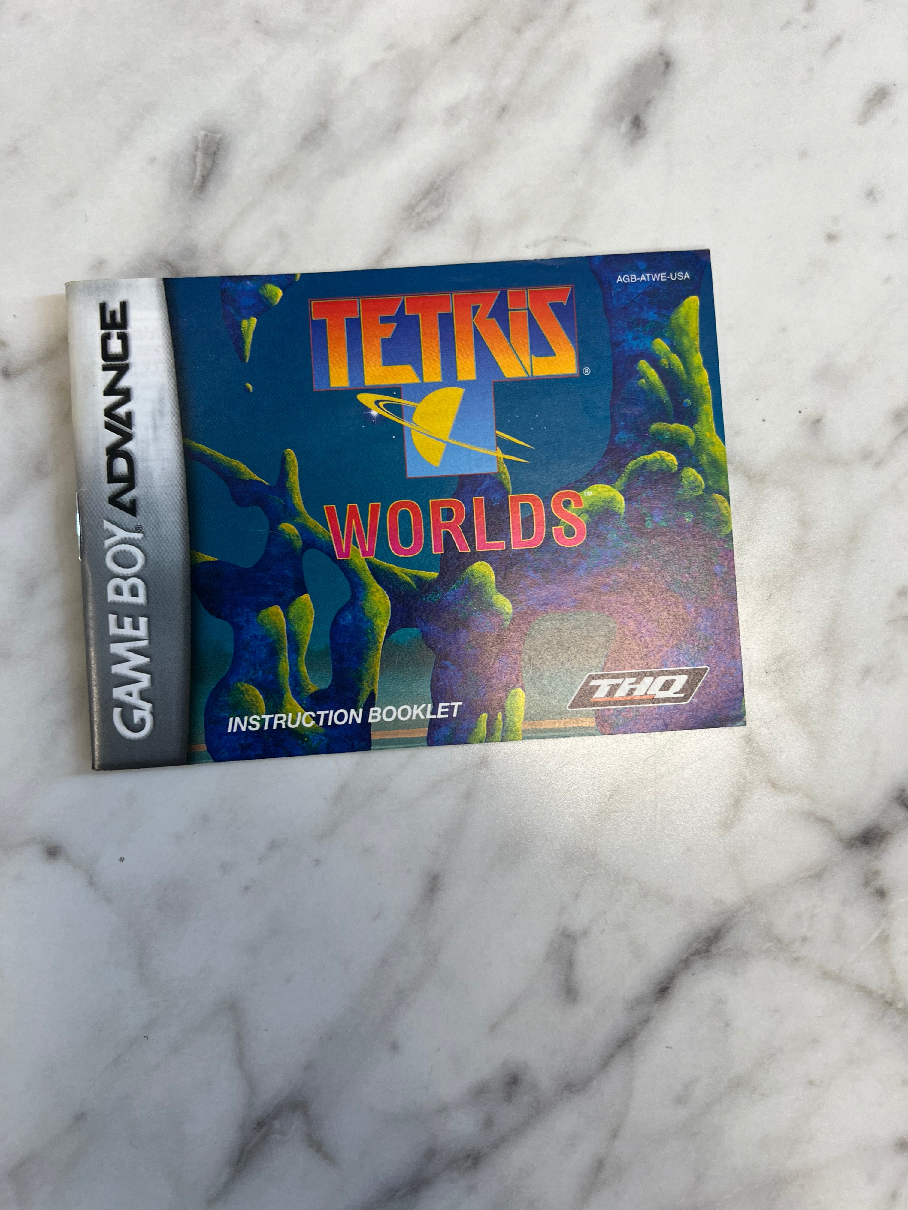 Tetris Worlds Gameboy Advance GBA MANUAL ONLY MO92424 – Core Gaming