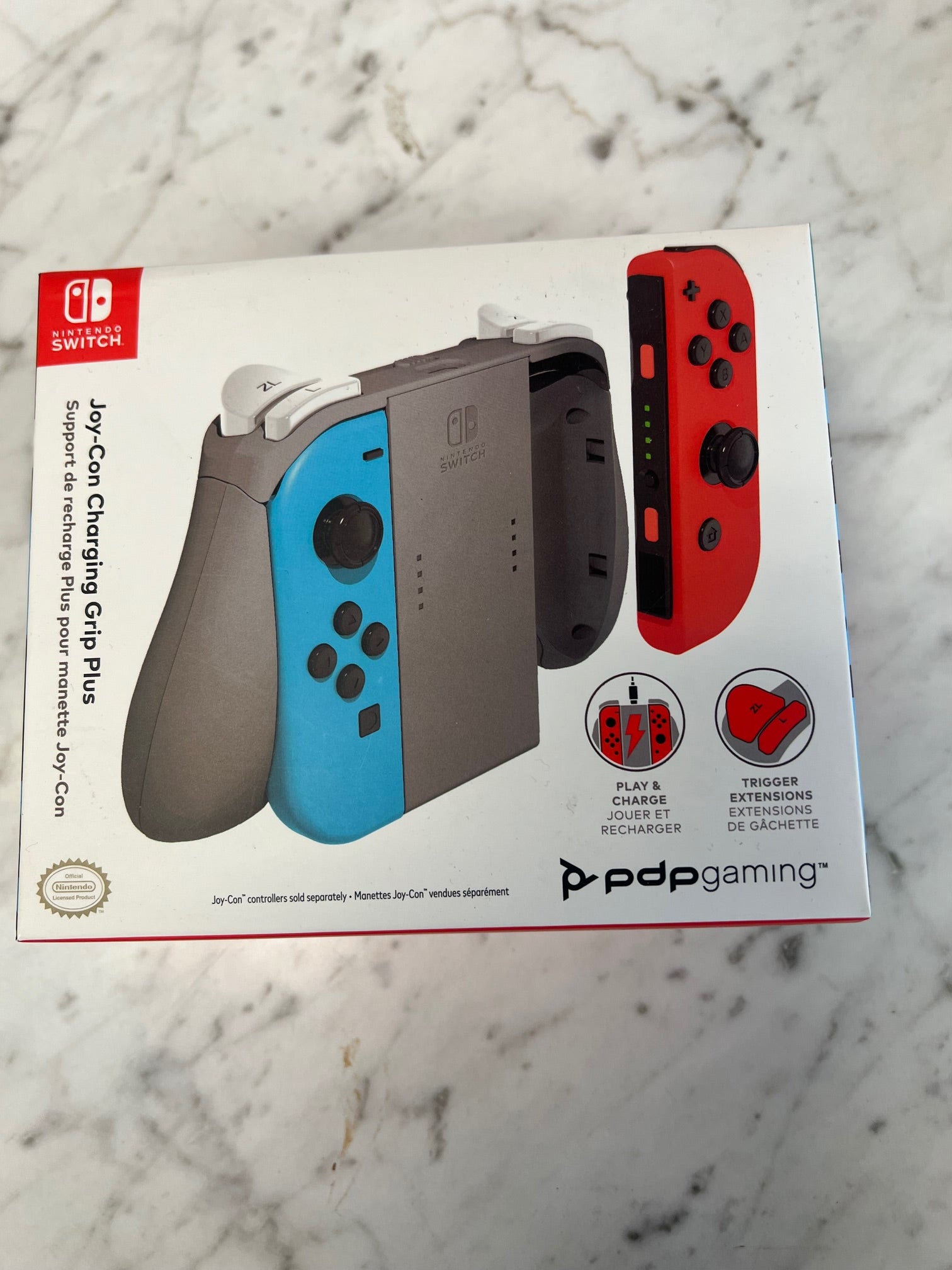 PDP Joy-Con Charging Grip Plus for Nintendo Switch New/Sealed UA42225 ...