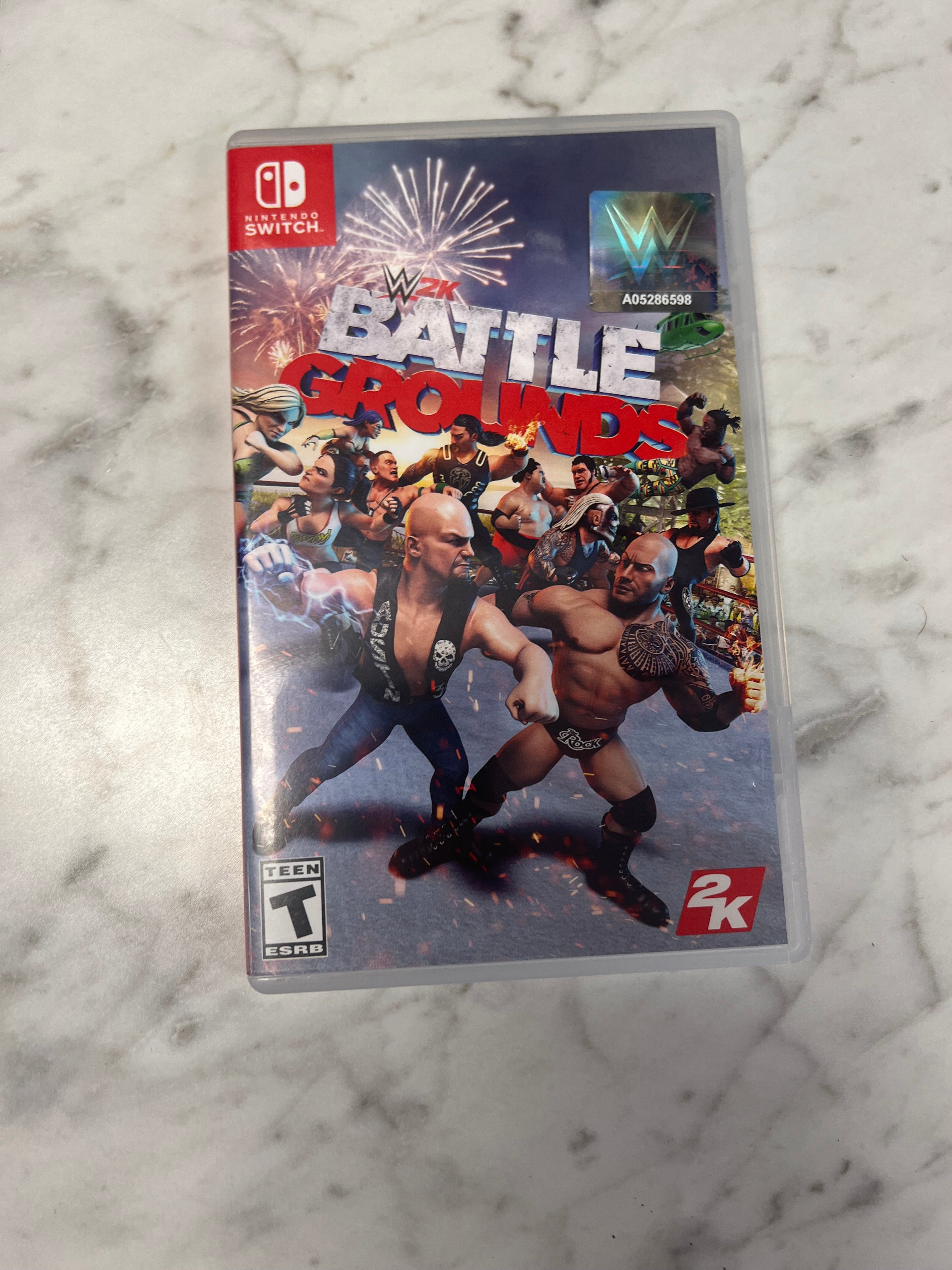 WWE 2K Battlegrounds Nintendo Switch CASE ONLY CO92524 – Core Gaming
