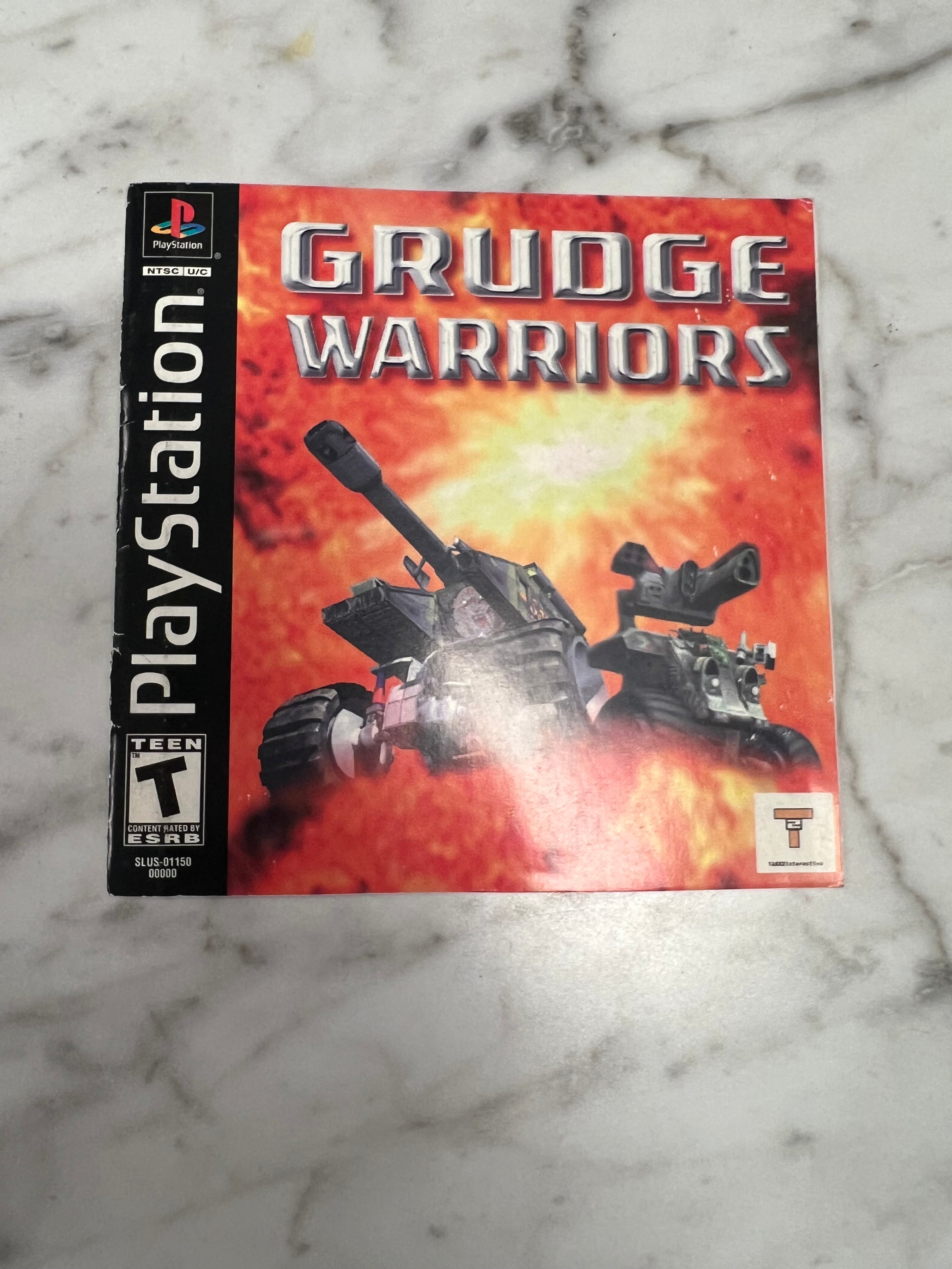 Grudge Warriors for PS1 Playstation MANUAL ONLY CO123024 – Core Gaming
