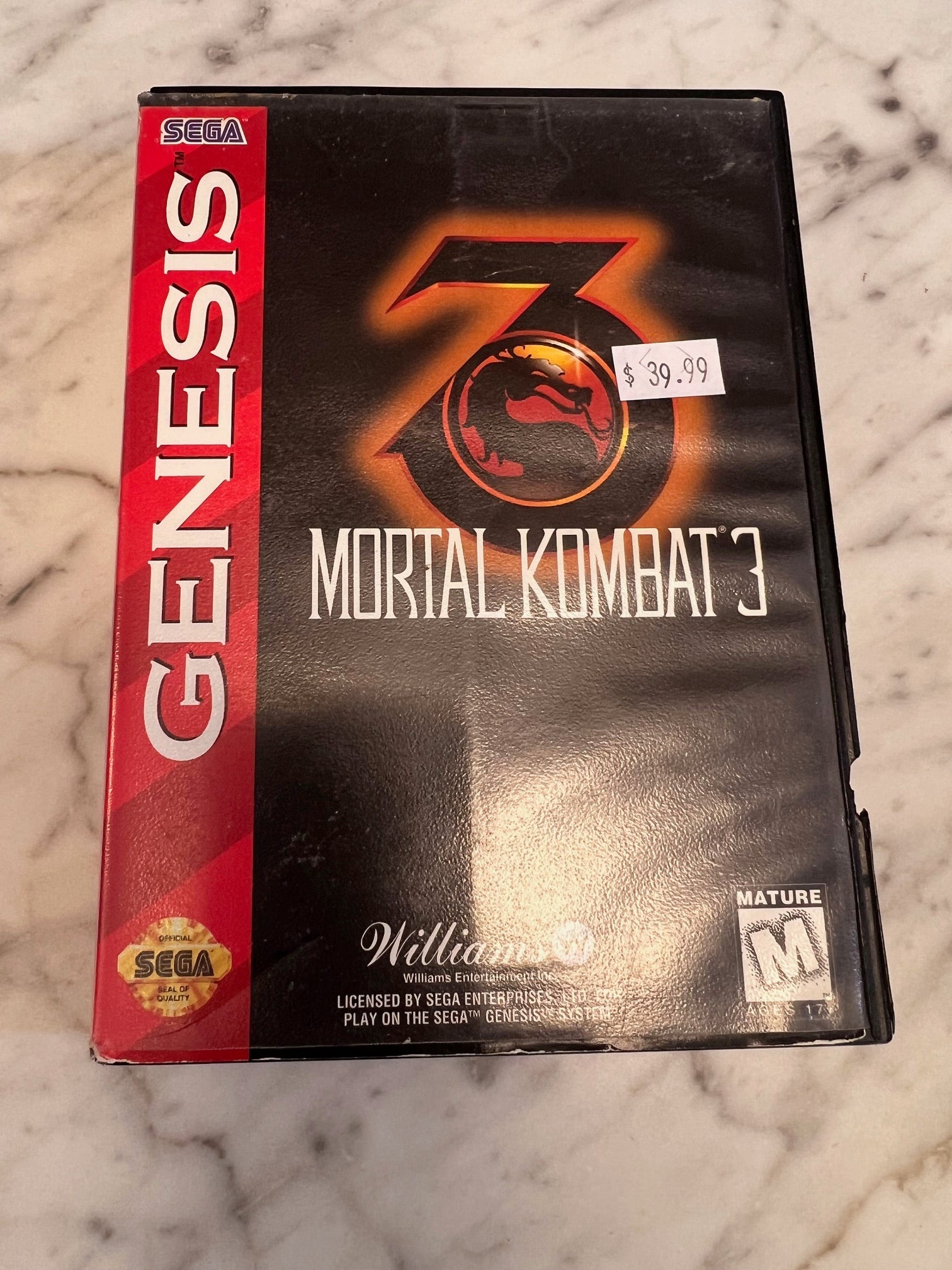Mortal Kombat 3 - Sega Genesis G71725 – Core Gaming