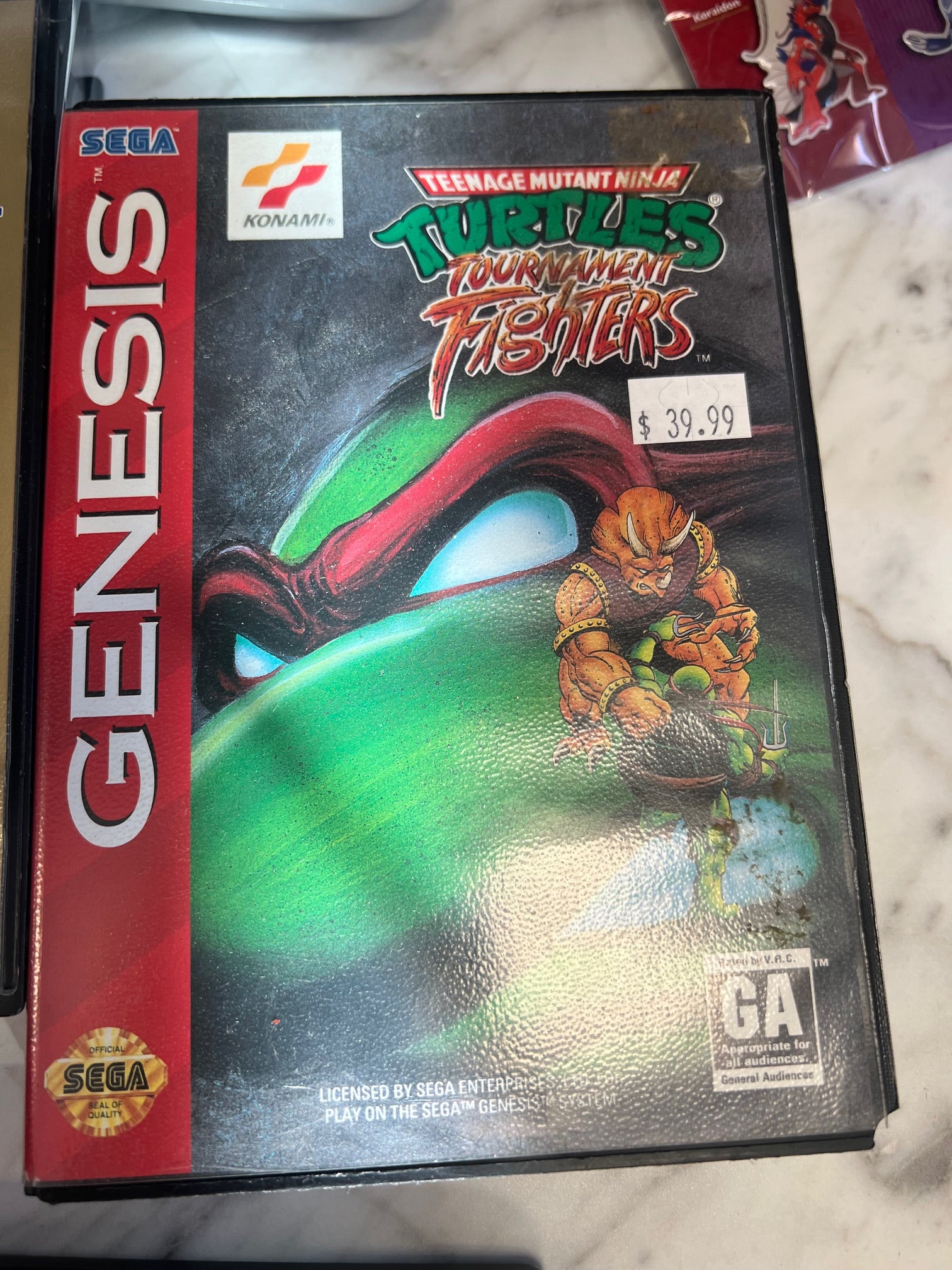 Teenage Mutant Ninja Turtles Tournament Fighters - Sega Genesis G71725 ...