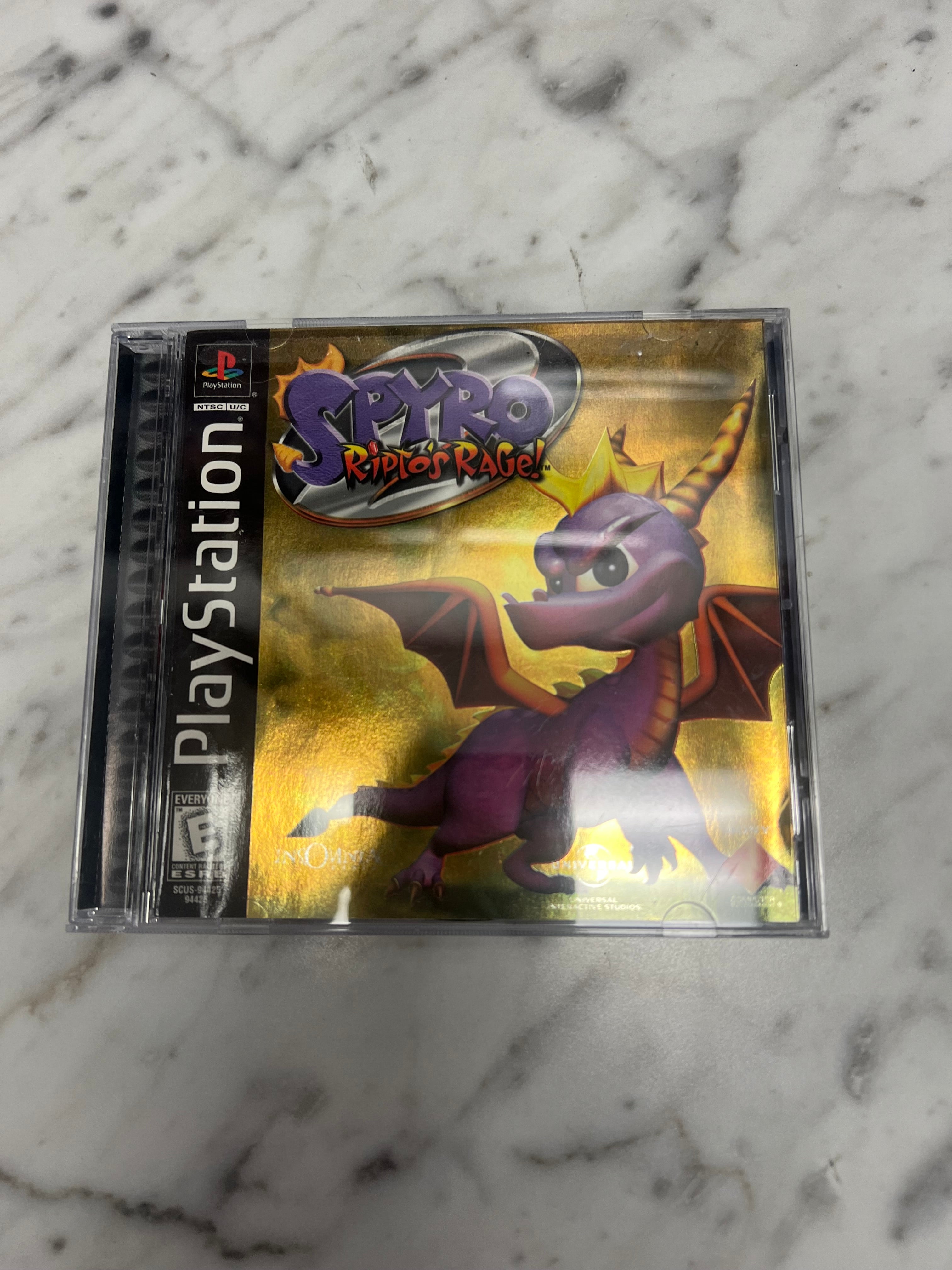 Spyro 2 Ripto's Rage for Playstation PS1 Case and manual ONLY CO92524 ...