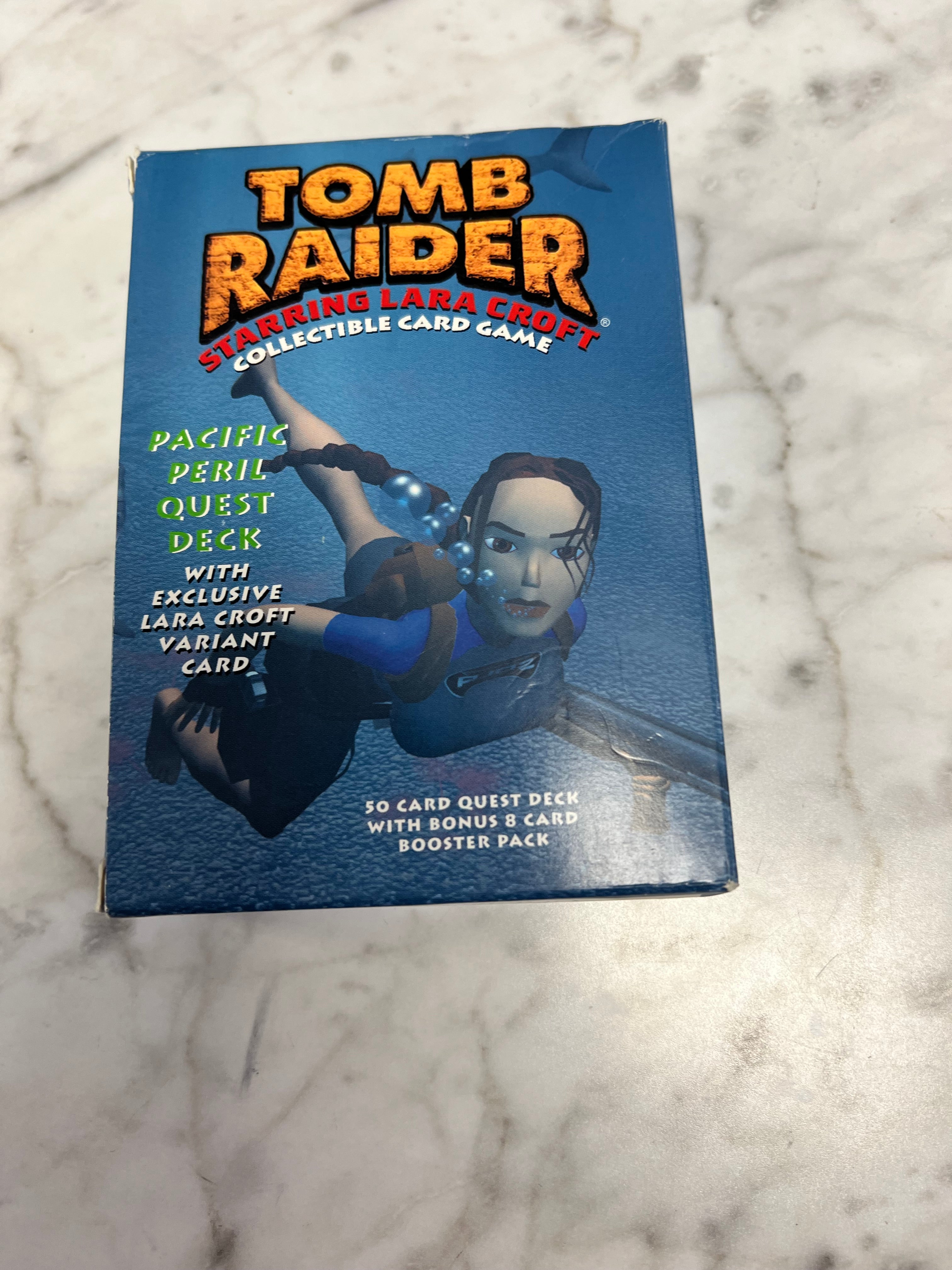 Tomb Raider Starring Lara Croft Collectible Card Game Pacific Peril Qu ...