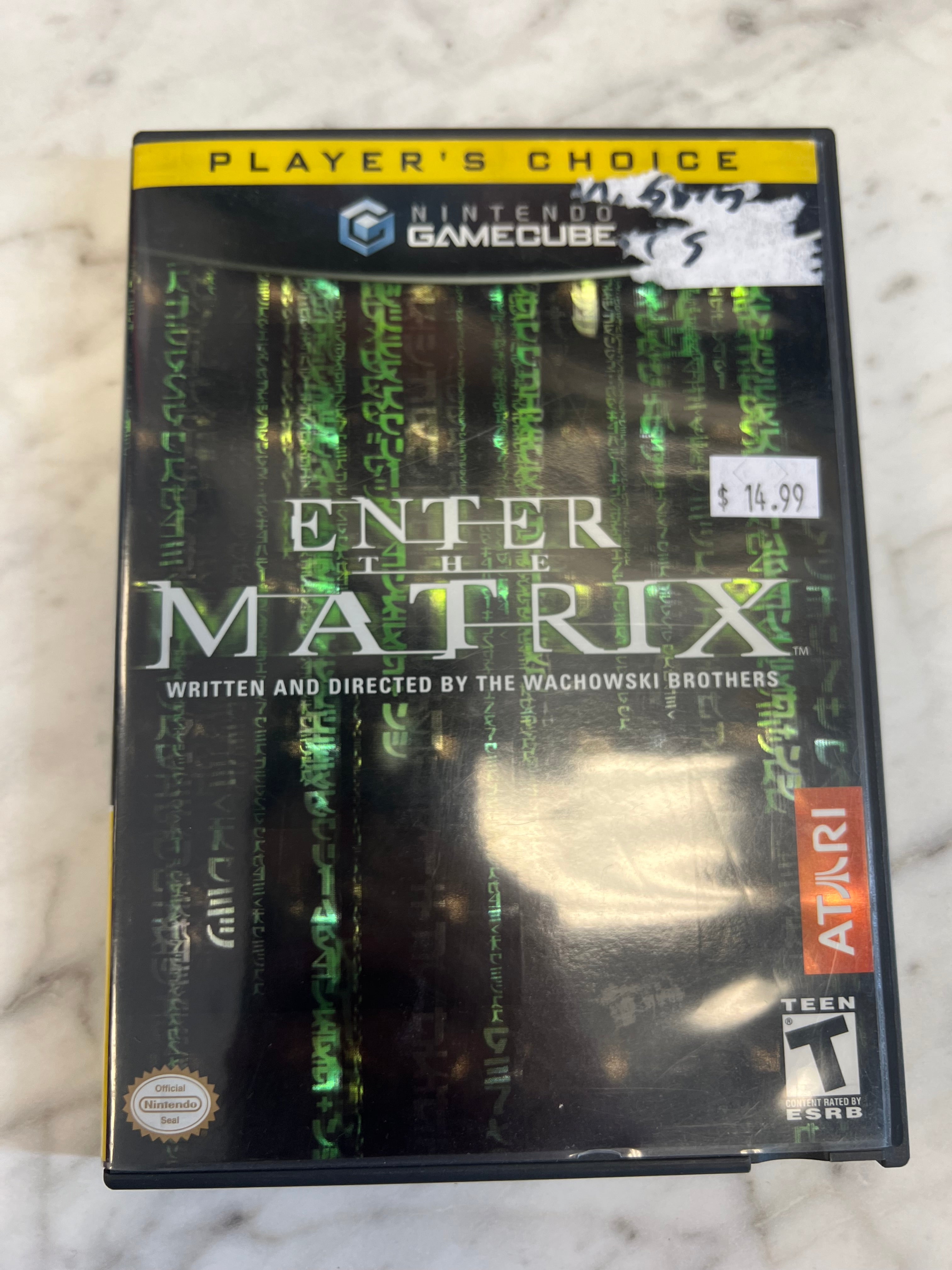 Enter the Matrix for Nintendo Gamecube Case and manual only no game CO ...