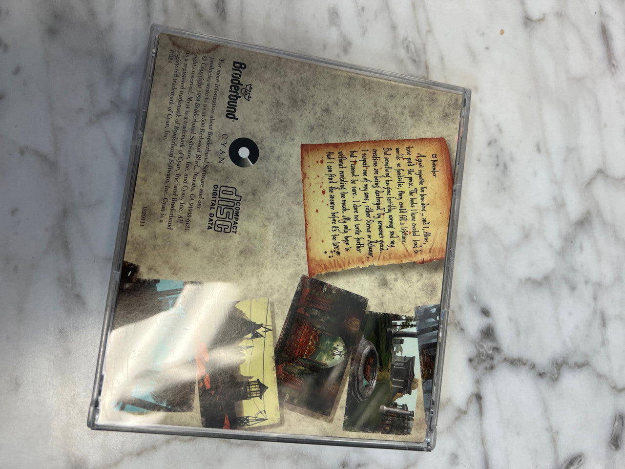 Myst PC CD-ROM 1994 Broderbund – Core Gaming