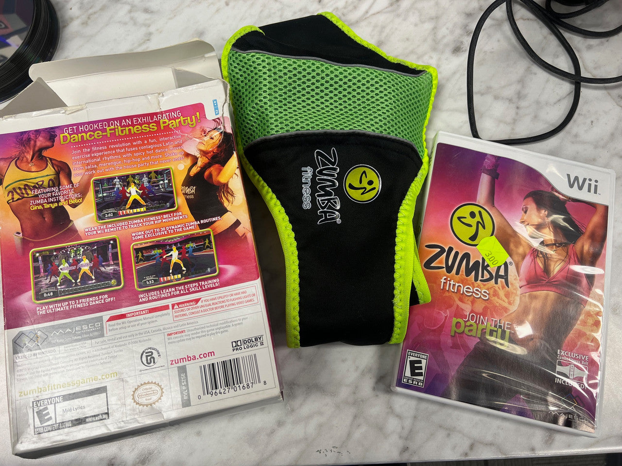 Zumba Fitness big box with belt Nintendo Wii – Core Gaming