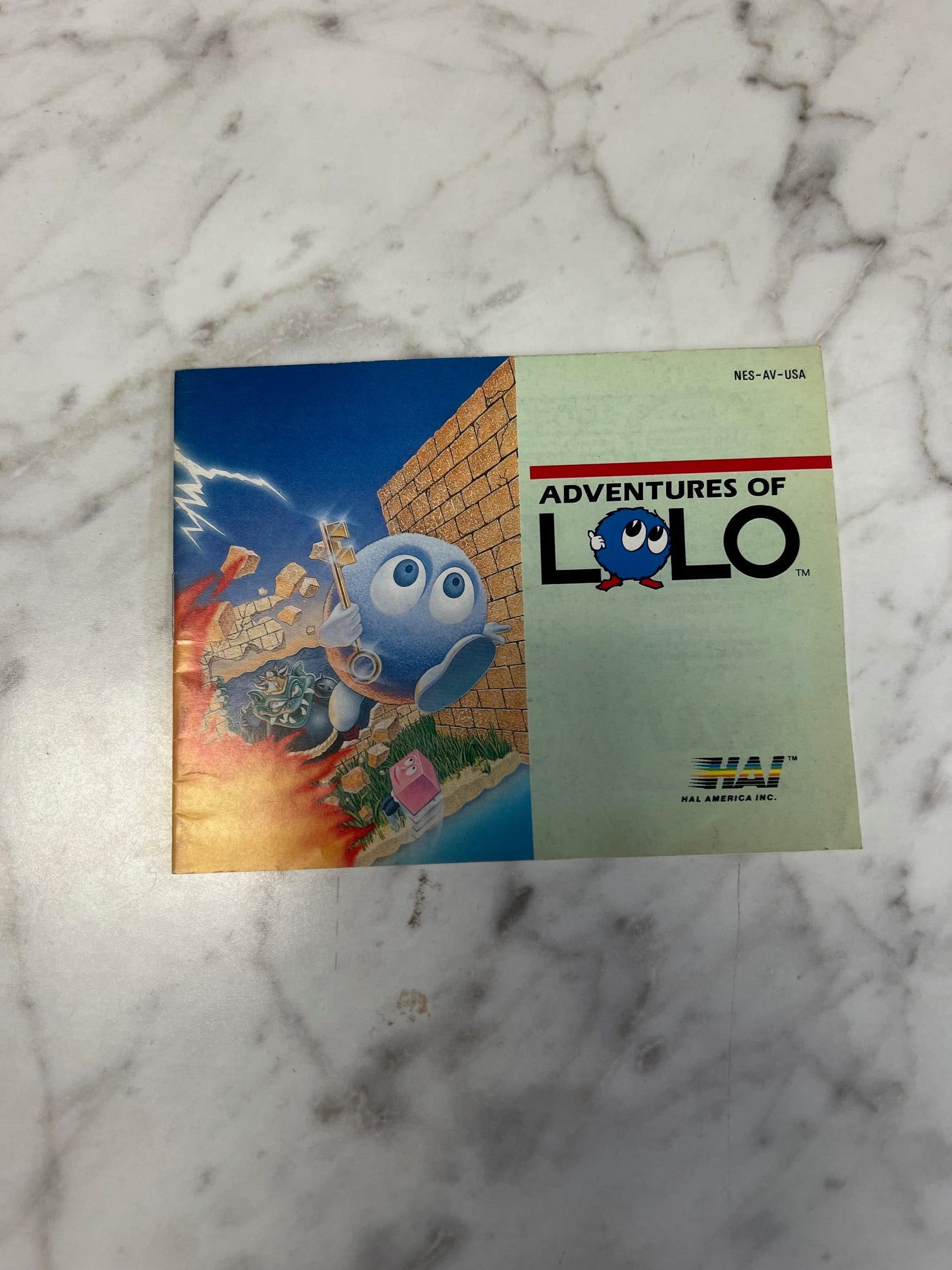 Adventures of Lolo for Original Nintendo NES Manual Only MO11525 – Core ...