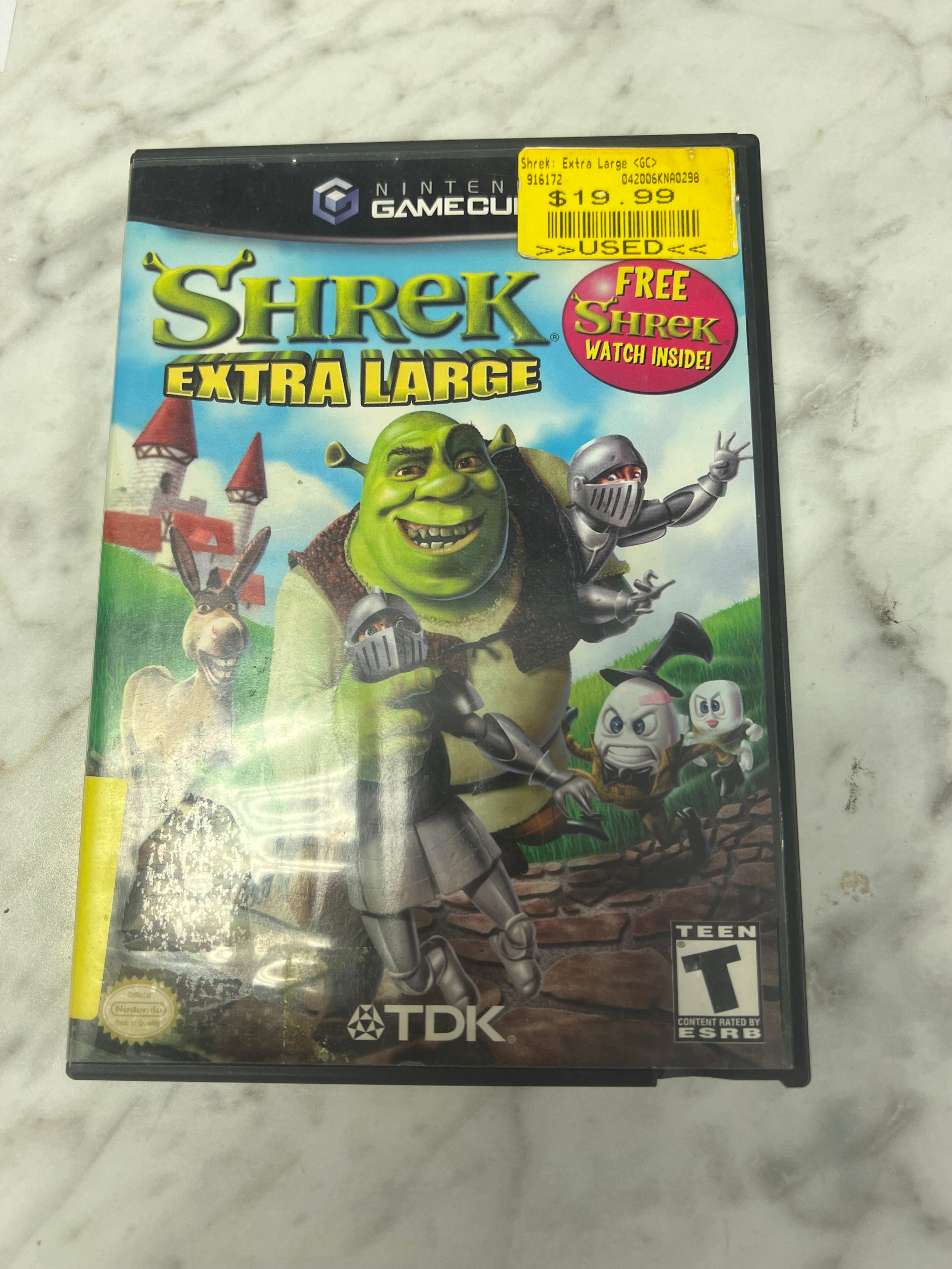 Shrek Extra Large Nintendo Gamecube Case ONLY CO11524 – Core Gaming