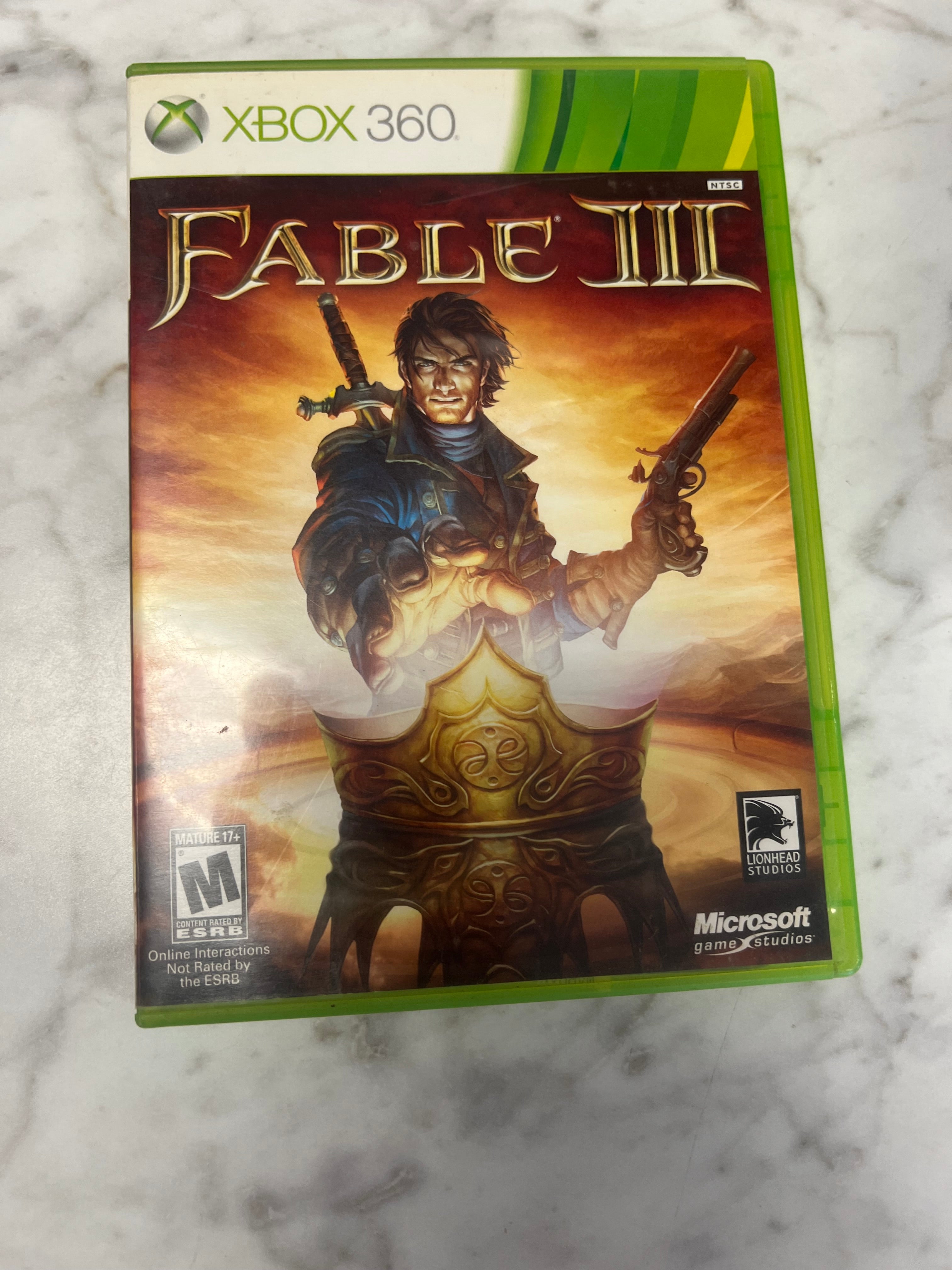 Fable III Xbox 360 Case and manual ONLY CO11524 – Core Gaming