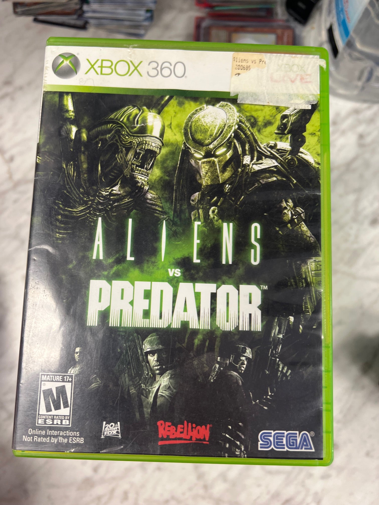 Aliens vs Predator - Xbox 360 X5525 – Core Gaming