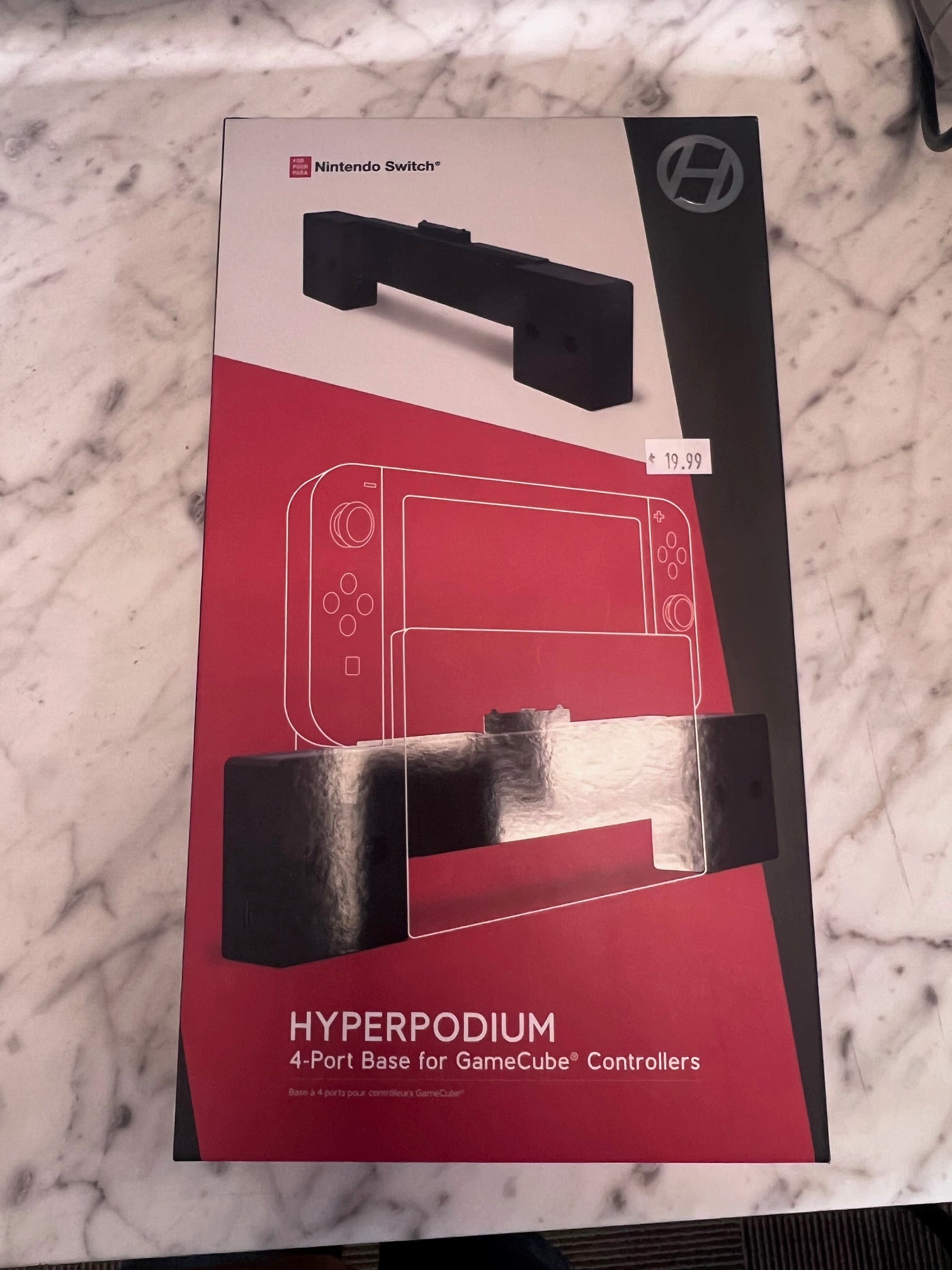 Hyperkin Hyperpodium 4-Port GameCube Controller Adapter BaseNintendo S ...