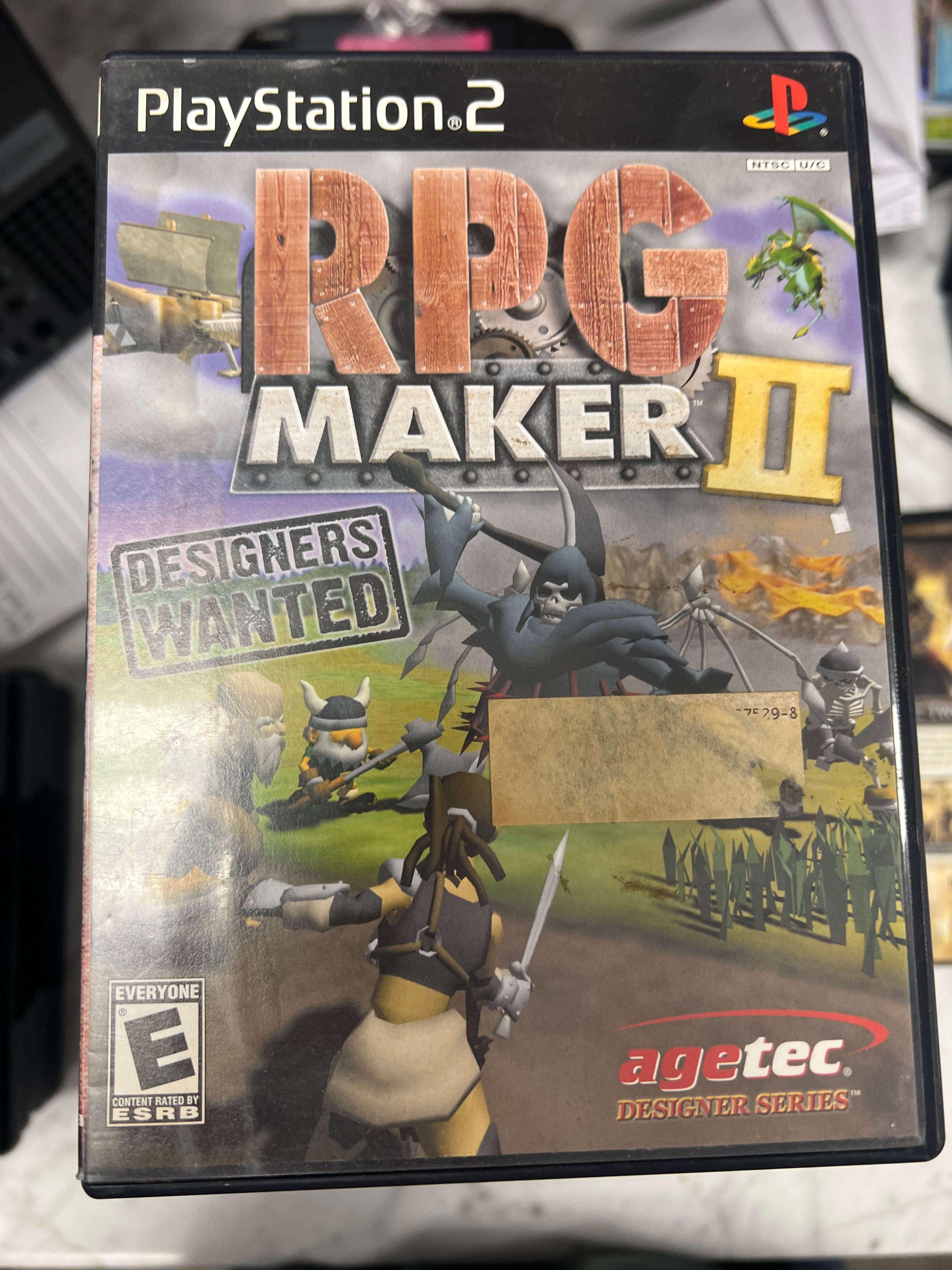 RPG Maker II - PS2 E1225 – Core Gaming