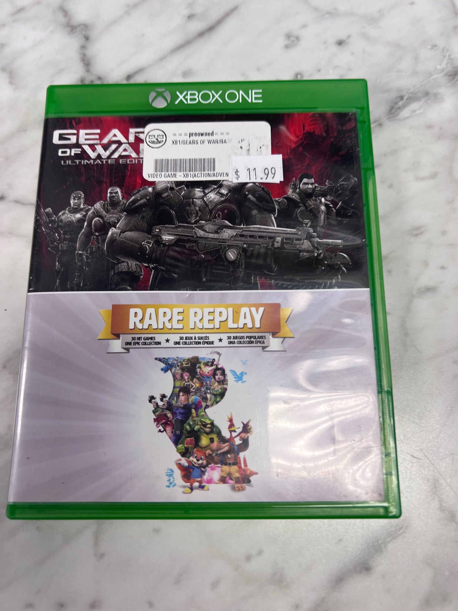 Gears of War Ultimate and Rare Replay Xbox One CASE ONLY CO103025 ...