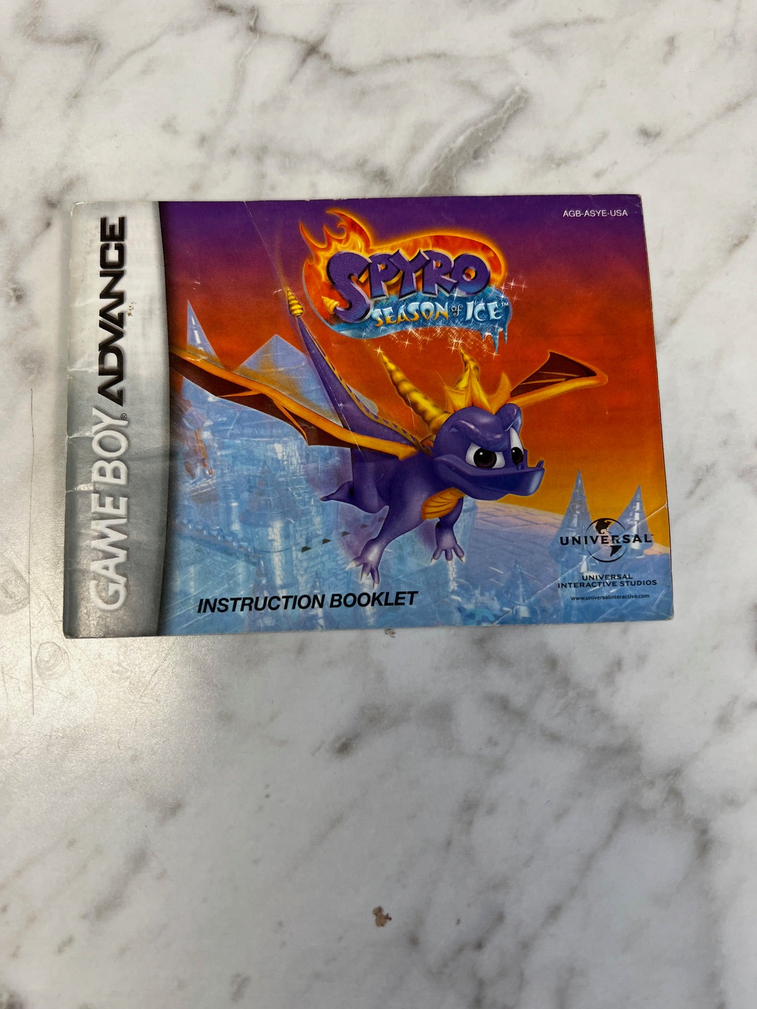 Spyro Season of Ice GBA Gameboy Advance Manual Only MO12825 – Core Gaming