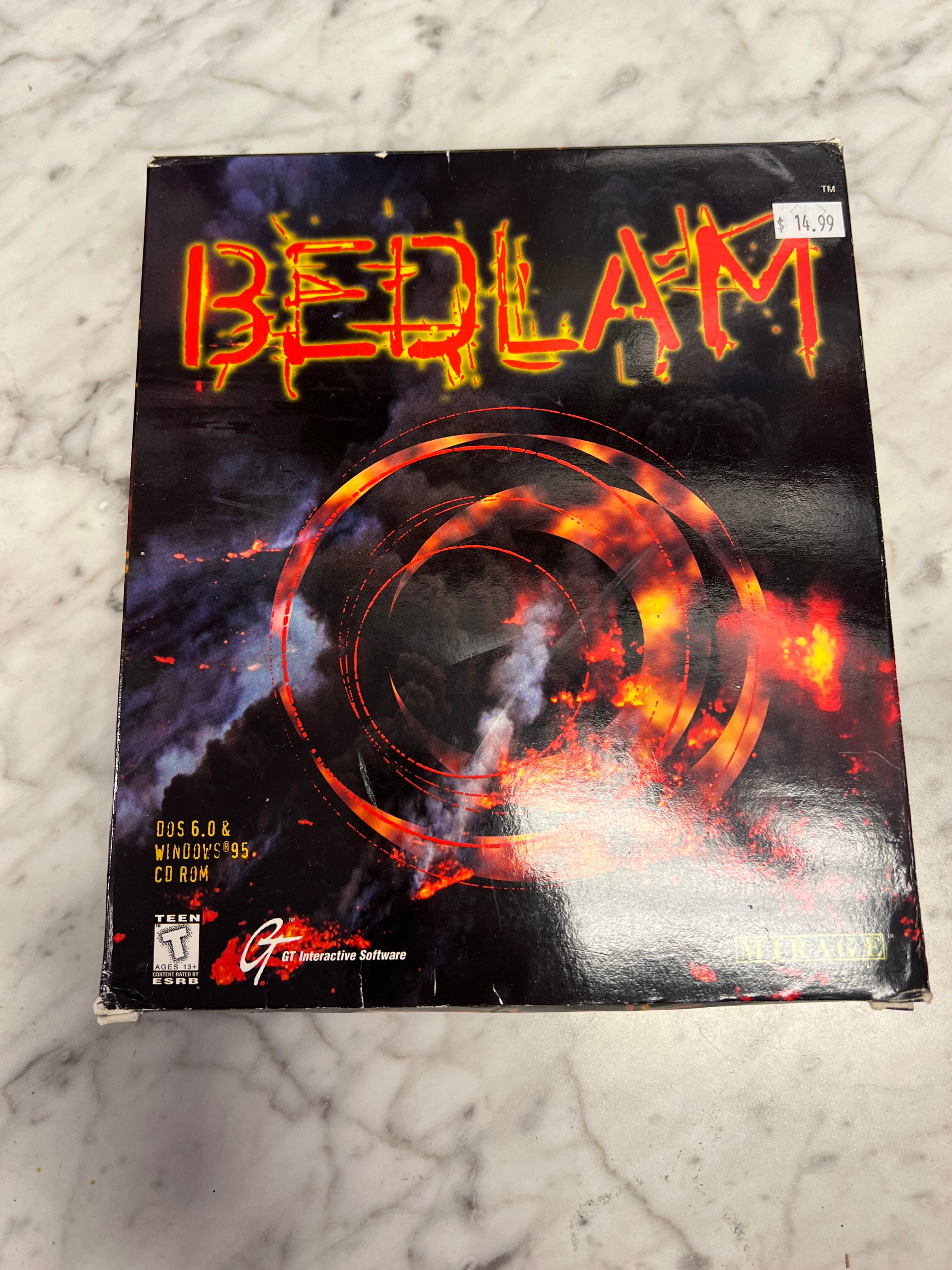 Bedlam PC Video Game Windows 95, Mac, DOS 6.0 CD-Rom 1996 PC73024 ...