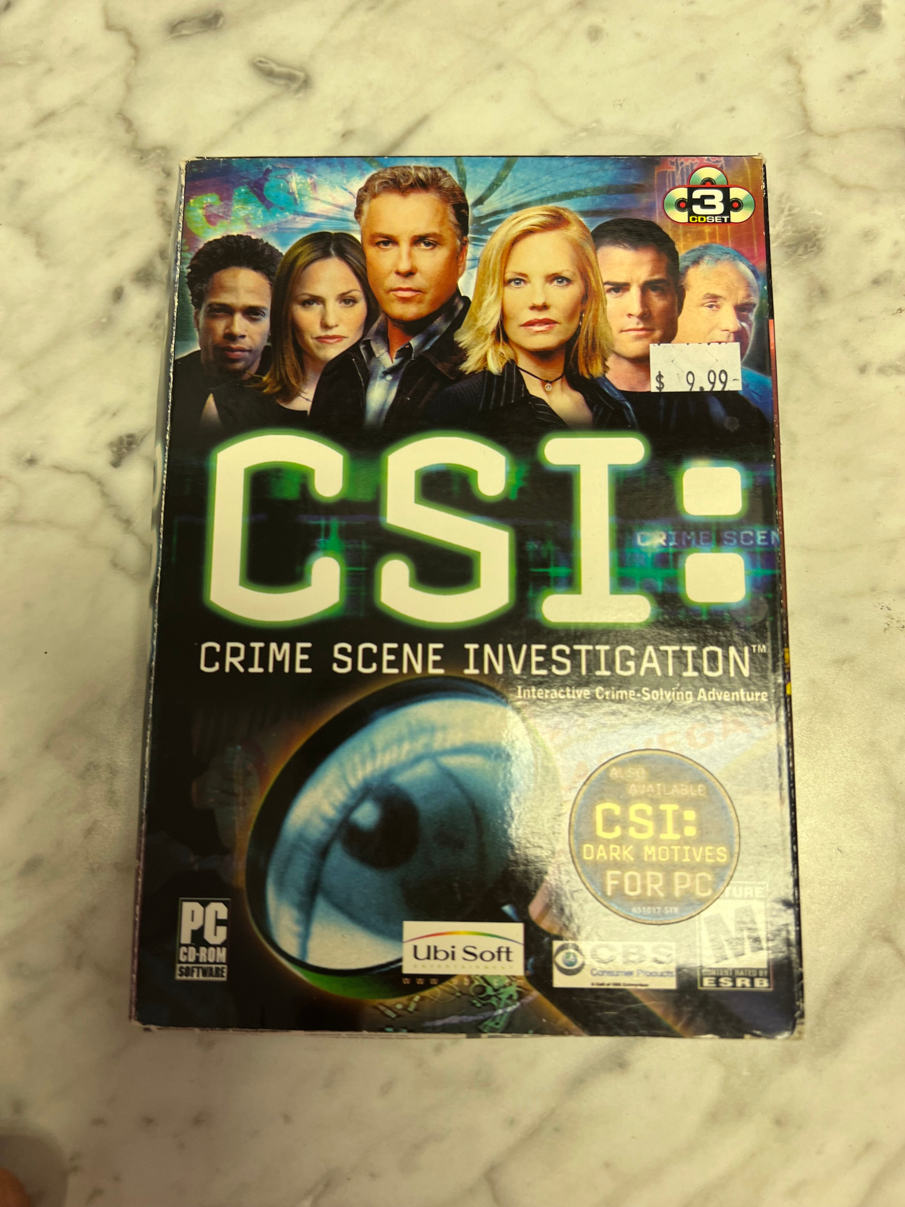 CSI: Crime Scene Investigation (Windows 3-Disc Set PC CD-ROM, 2003 w ...
