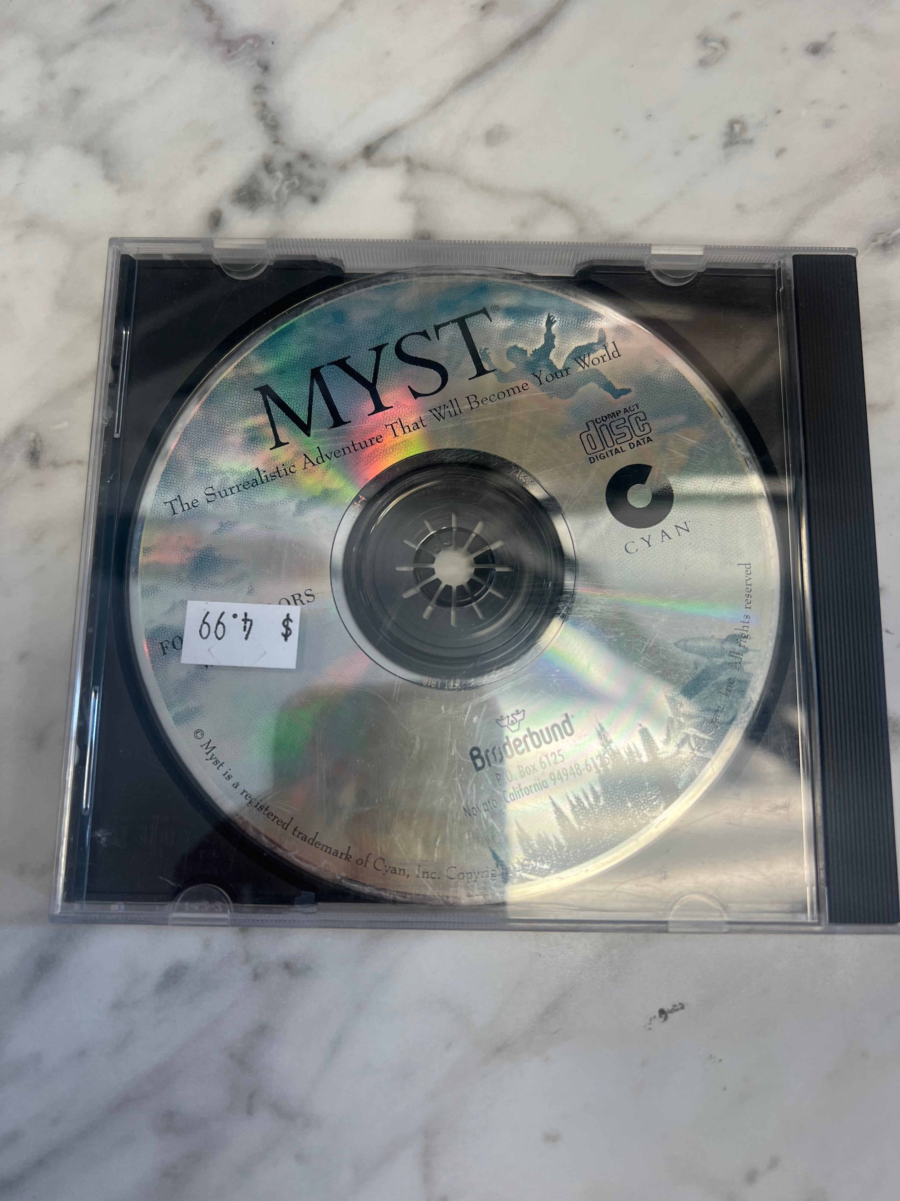 Myst Broderbund Jewel Case PC CD-ROM PC8124 – Core Gaming