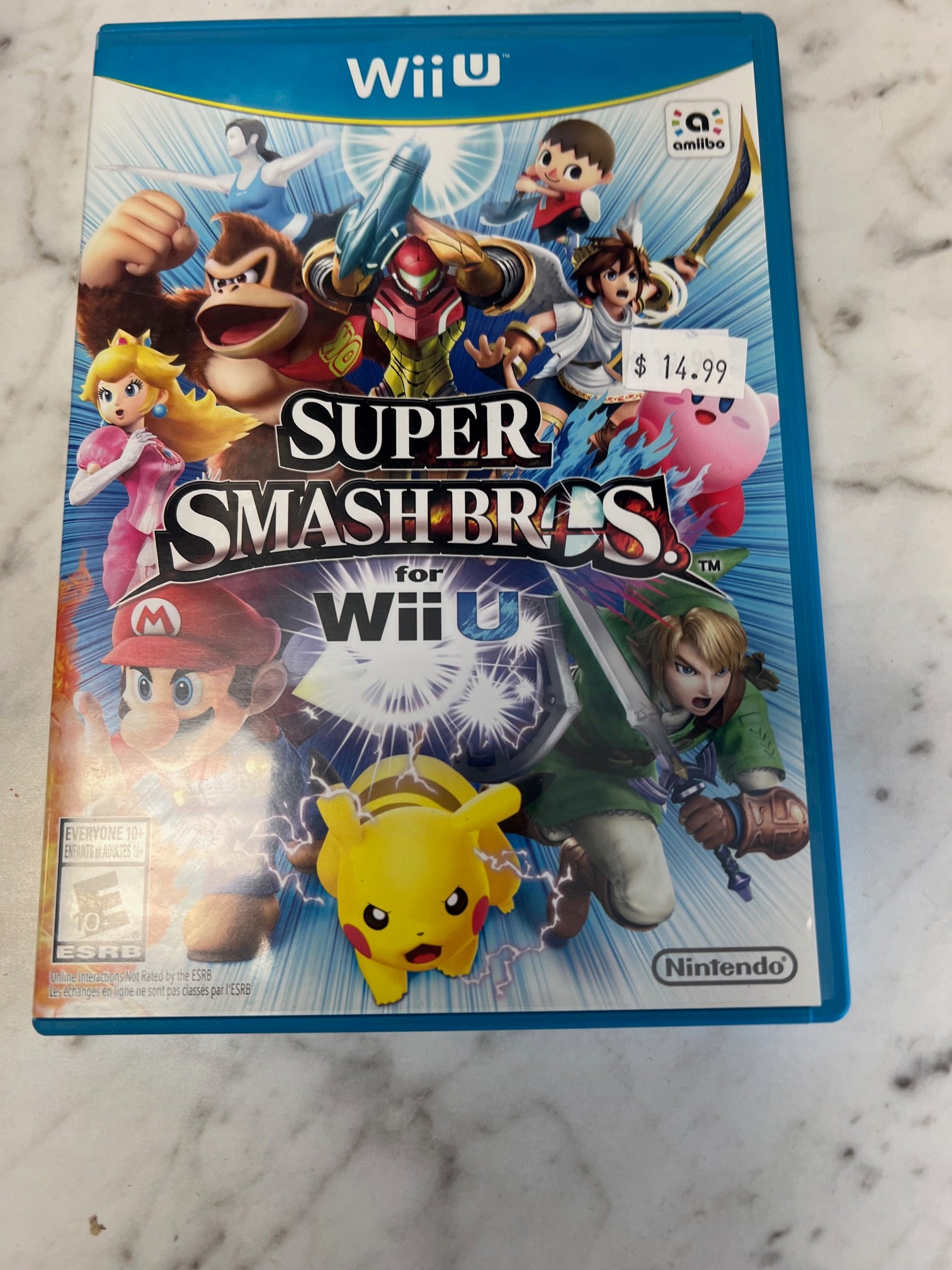 Super Smash Bros for Wii U Case and Manual ONLY CO2525 – Core Gaming