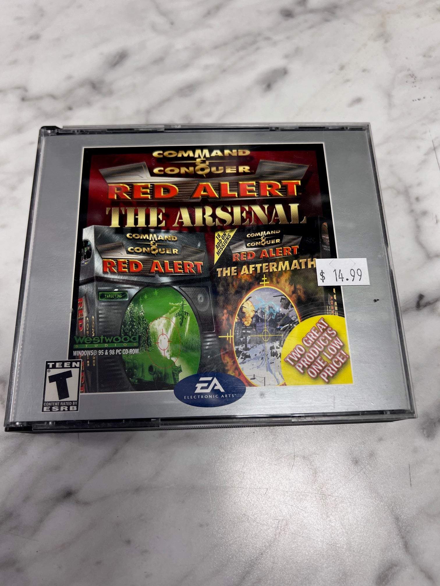 Command & Conquer Red Alert The Arsenal (Jewel Case) PC CD-ROM Used UP ...
