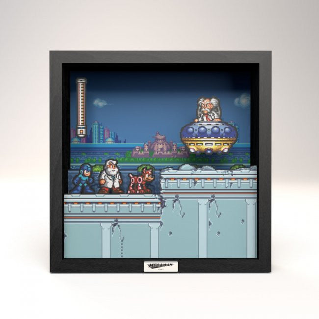 Mega Man 7: Dr. Wily (9" X 9") Pixel Frames – Core Gaming