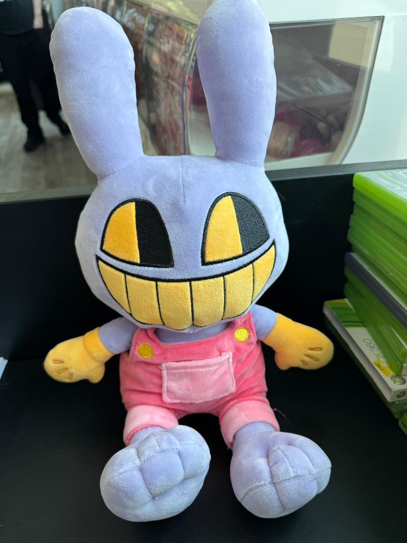 The Amazing Digital Circus Plush Jax Rabbit Purple 10.5” Glitch Offici ...